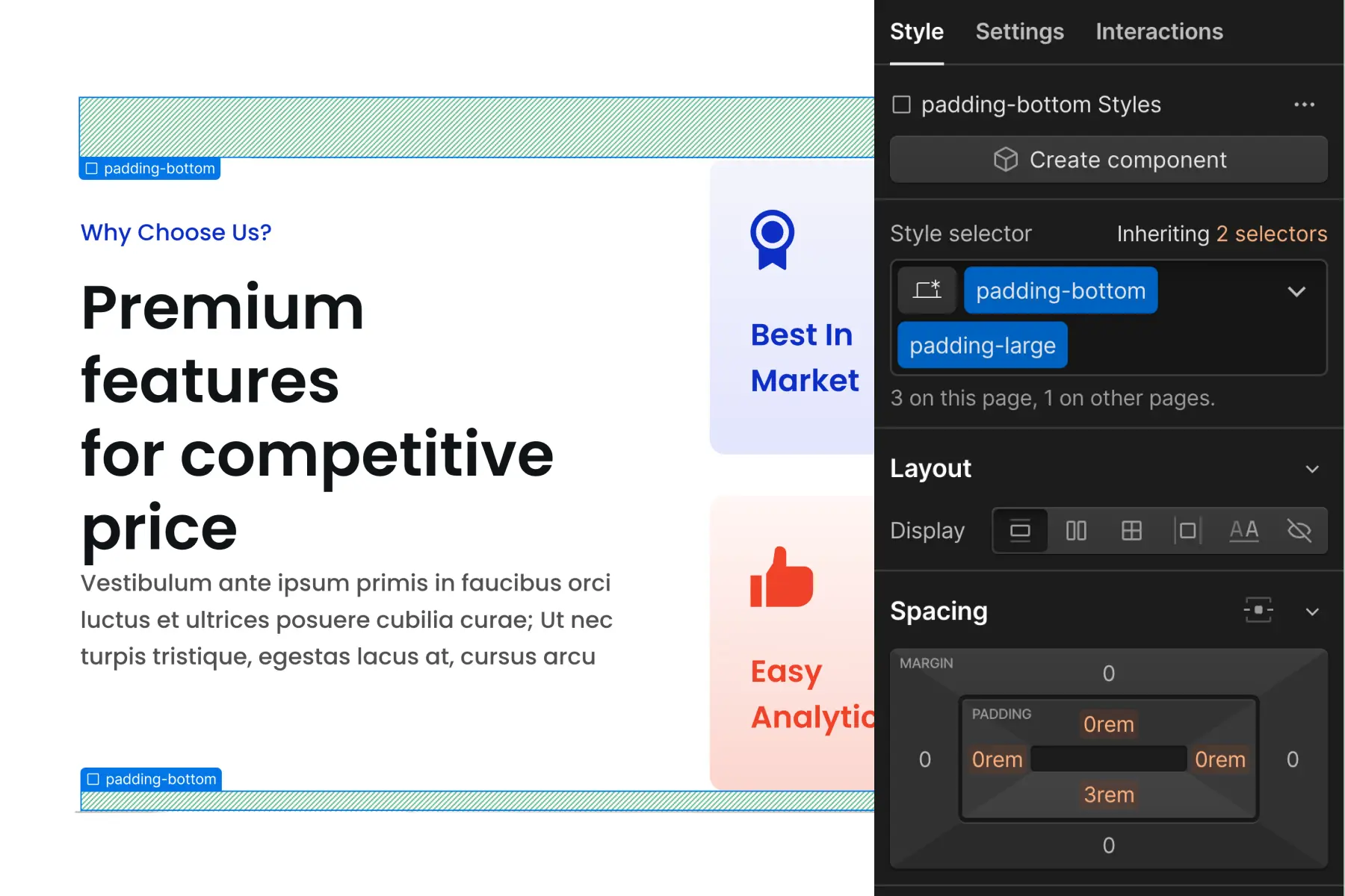 Spacing strategy - Client-First