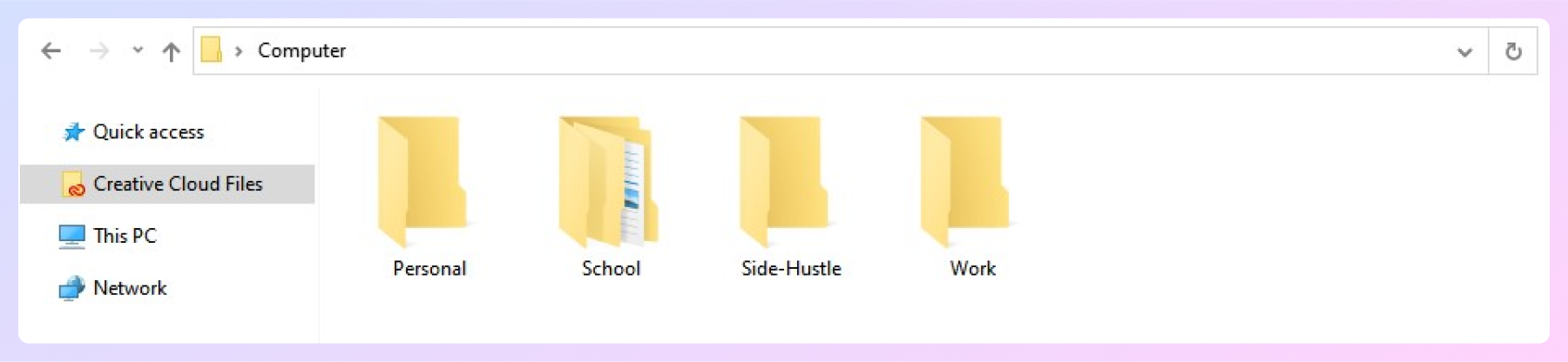 Folders strategy - Client-First