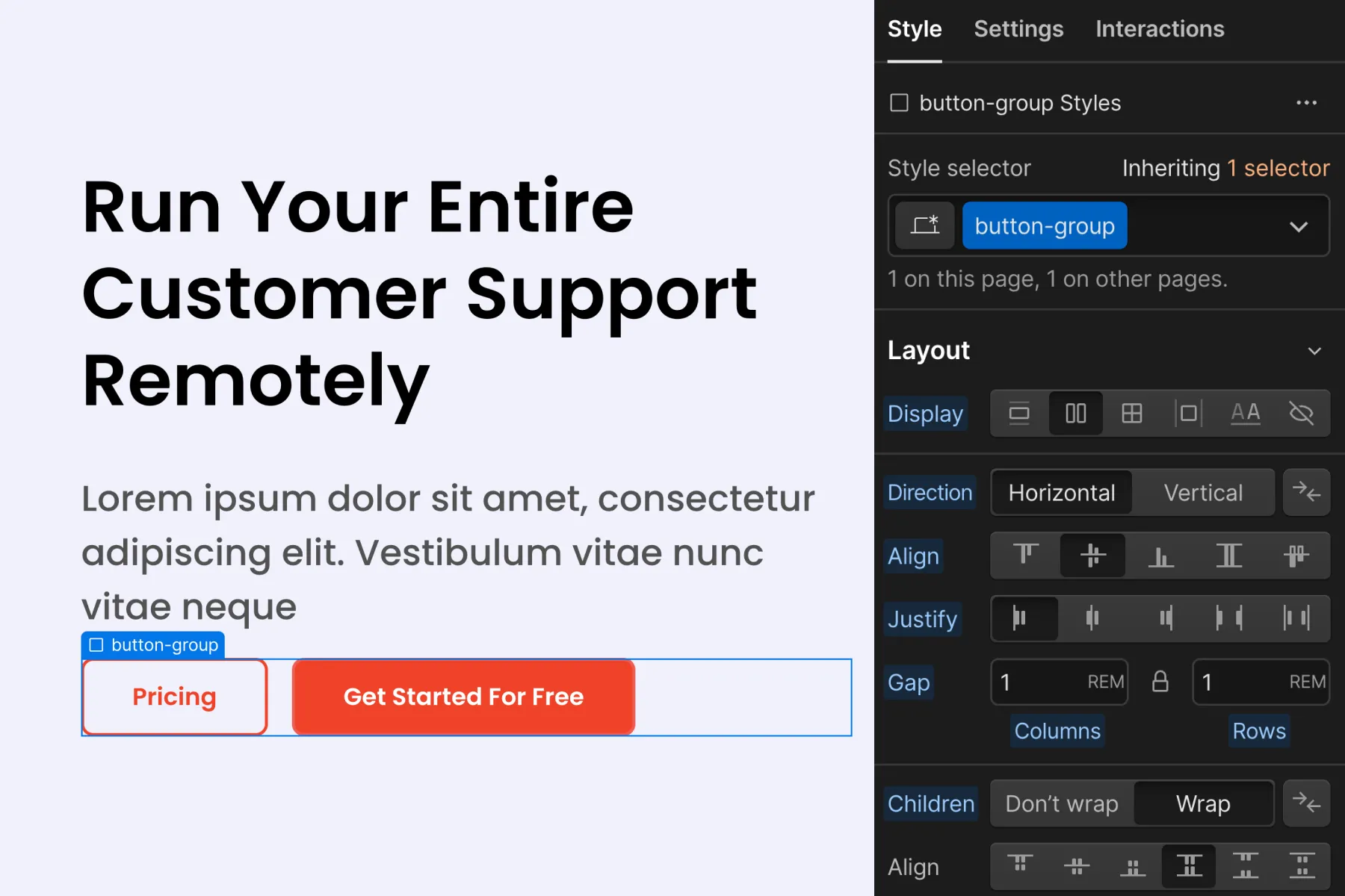 Spacing strategy - Client-First