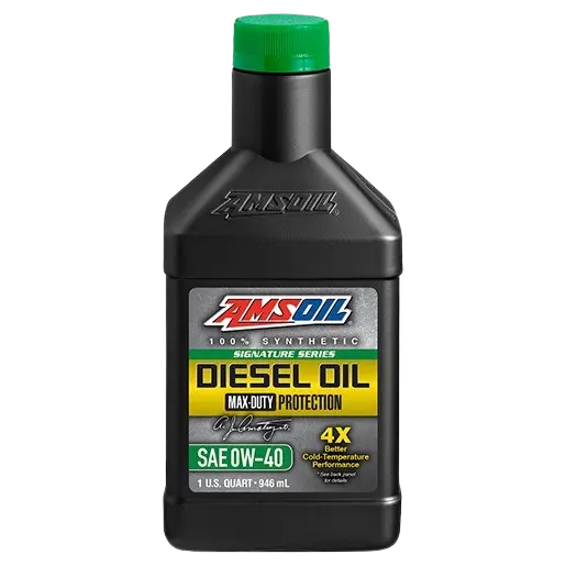 Buy AMSOIL Signature Series 0W-40 100% Synthetic Max-Duty Diesel Oil ...