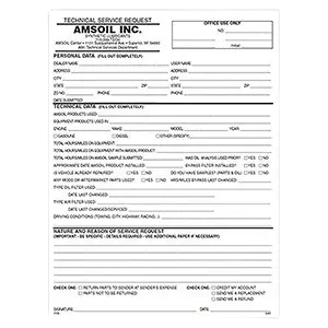 Buy Technical Services Request Form and Save 25%