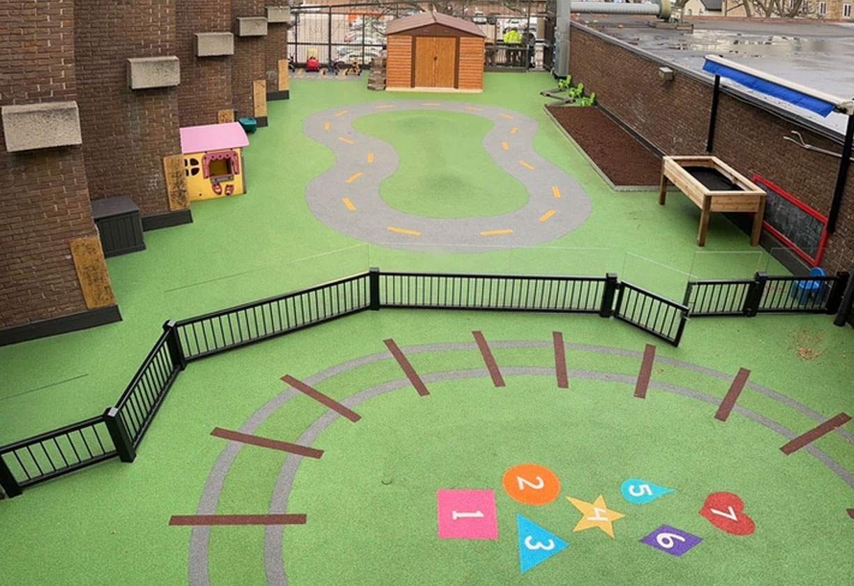 SafeTop™ Safety Surfacing for Daycares & Schools | Safescapes