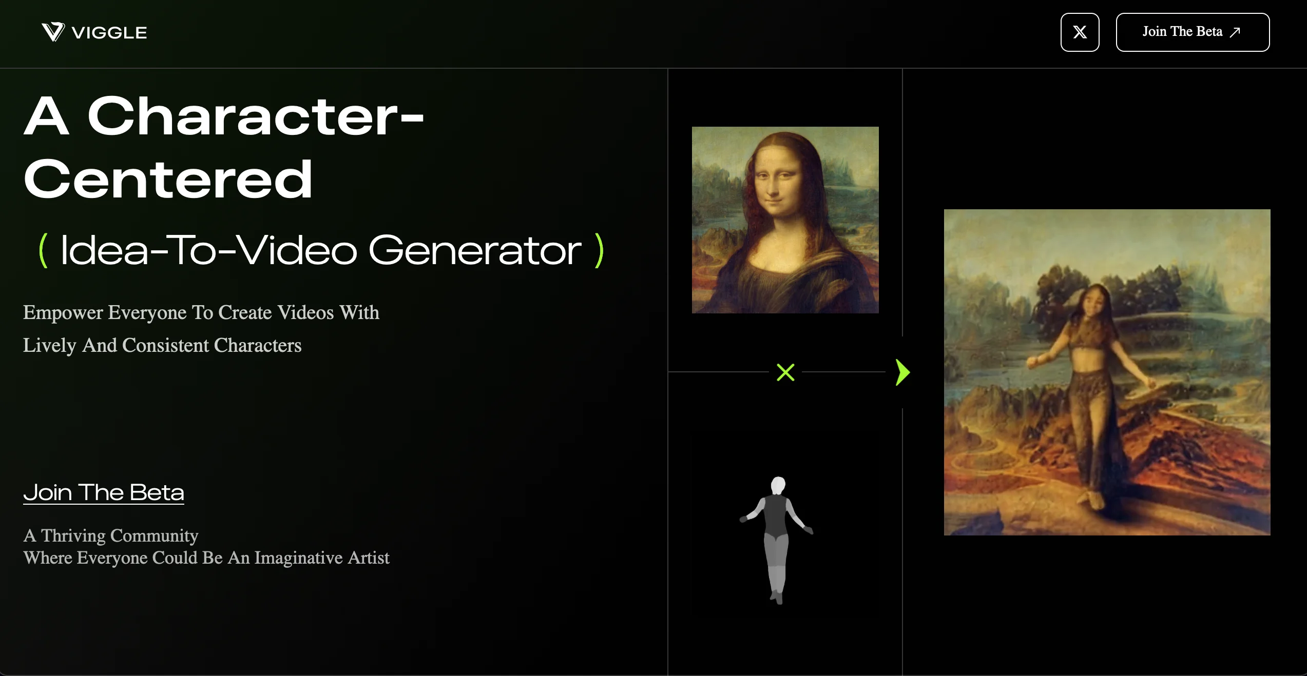Viggle AI - A character-centered idea-to-video generator