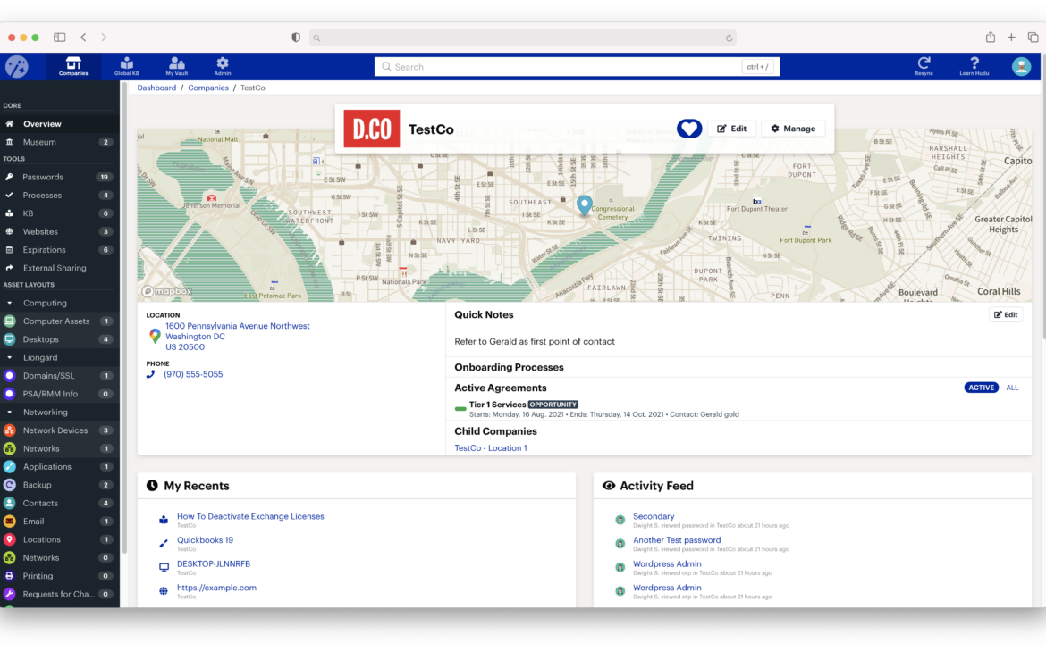 Hudu Documentation - MSP Solutions | Rising Tide