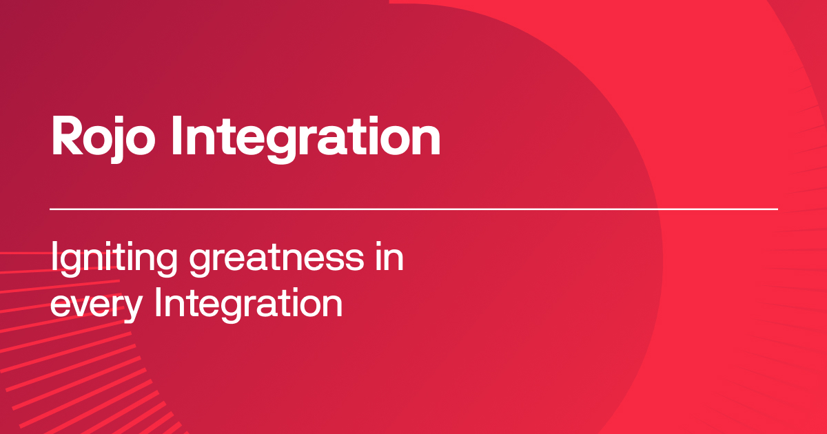Rojo Integrations Consultancy Software Managed Services Business Integration Solutions