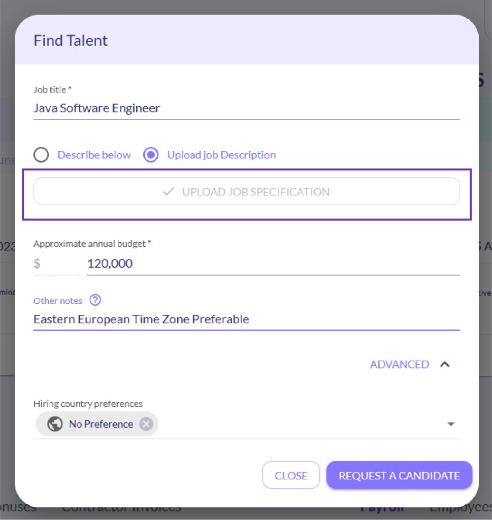 Introducing Playroll's Global Talent Search Tool | Playroll