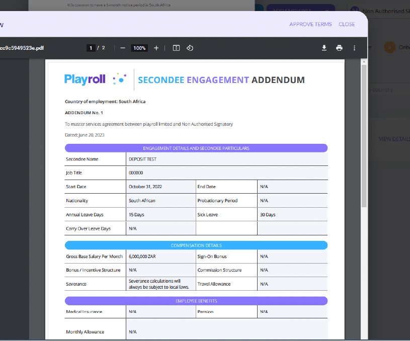Employee Addendum Tool: How to Use It | Playroll