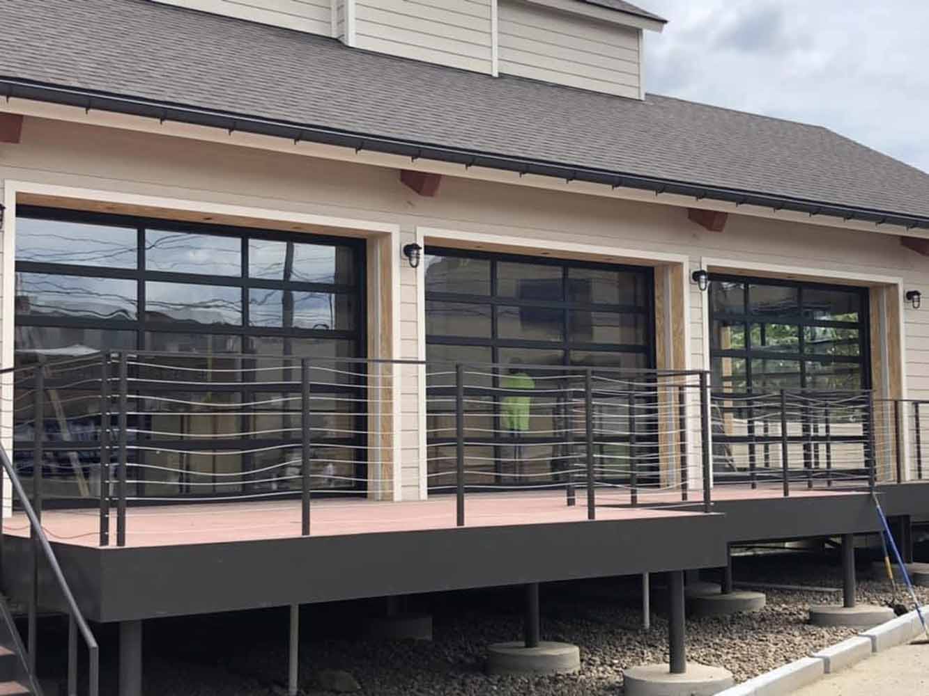 There are many options when choosing a commercial garage door