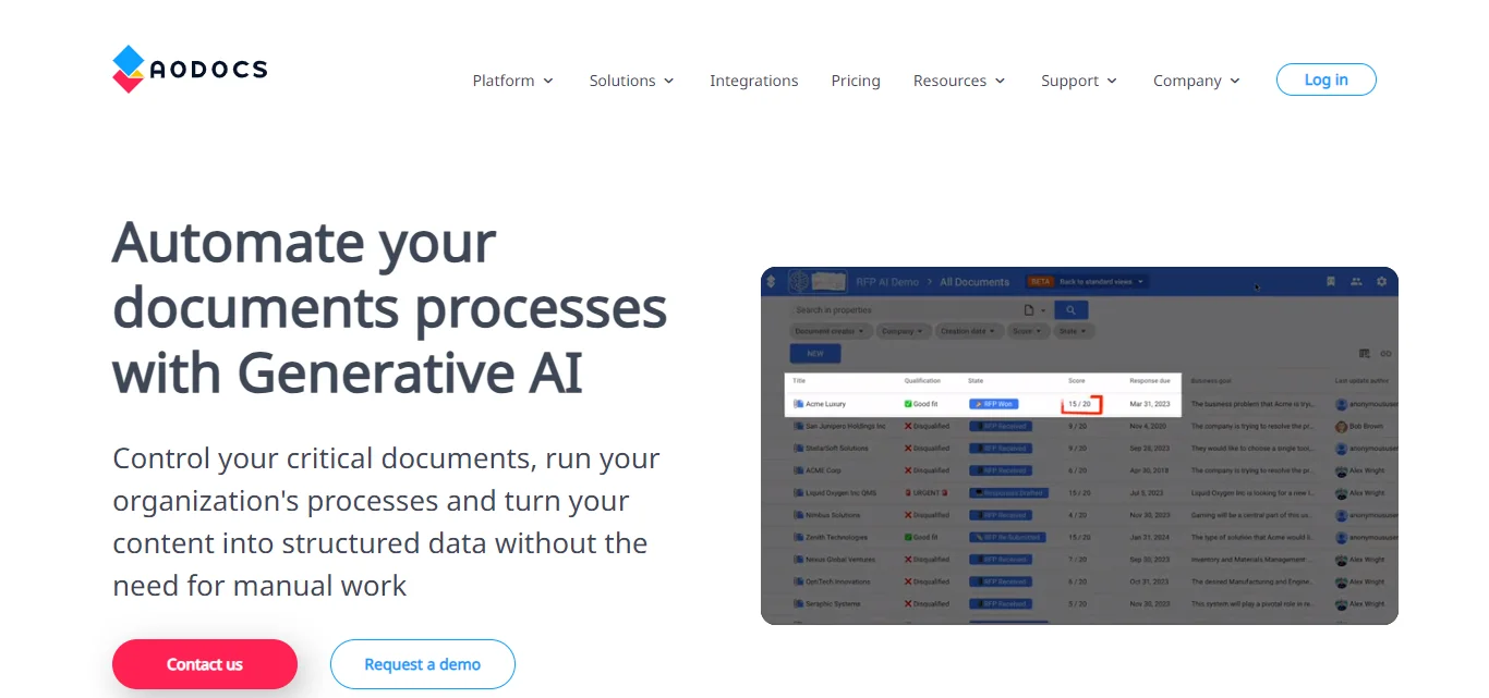 AODocs - Spylead