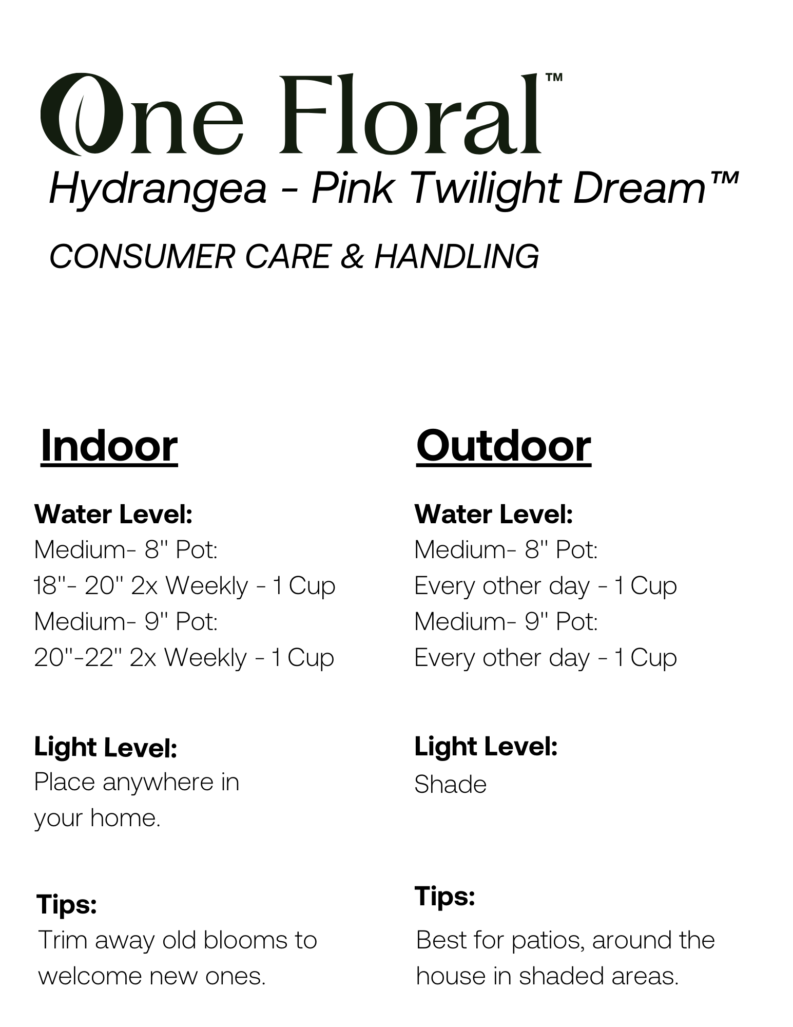 One Floral | Pink Twilight Dream™