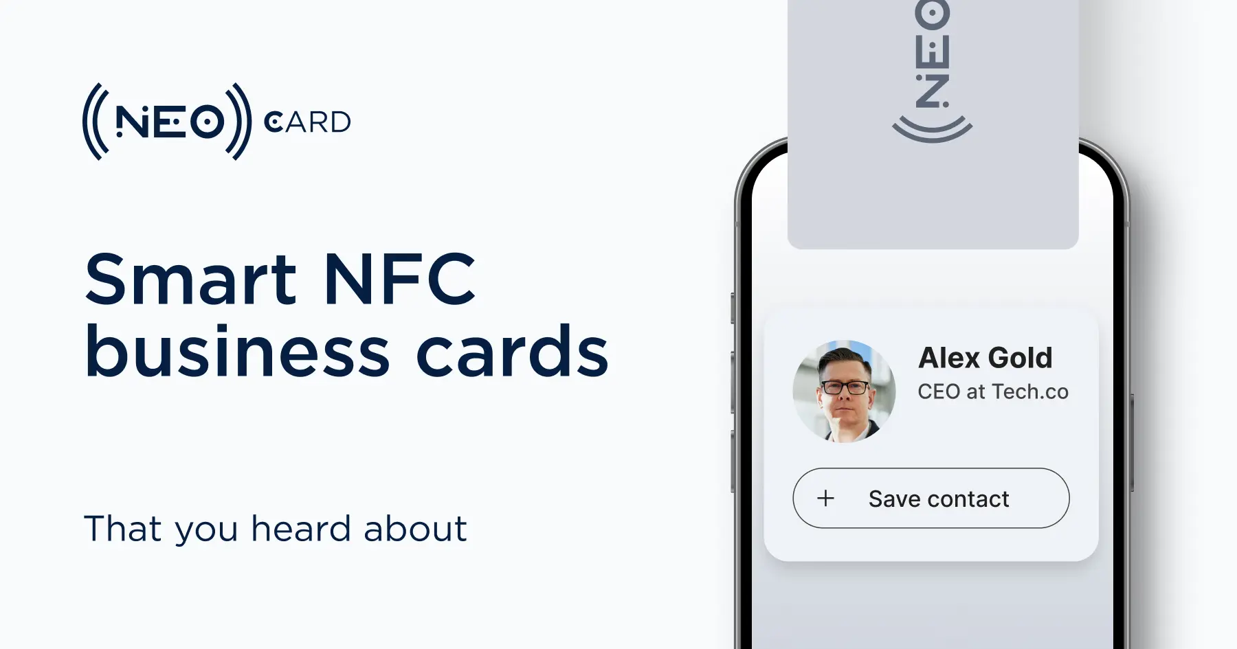 NEO Card - Smart NFC business cards