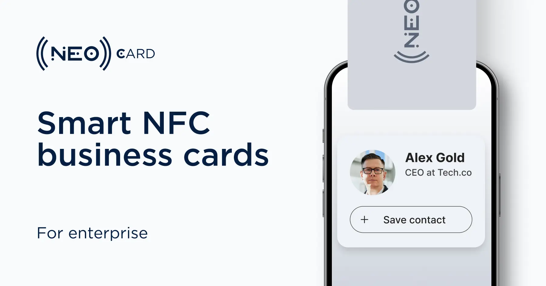 NEO Card - NFC business card for Enterprises