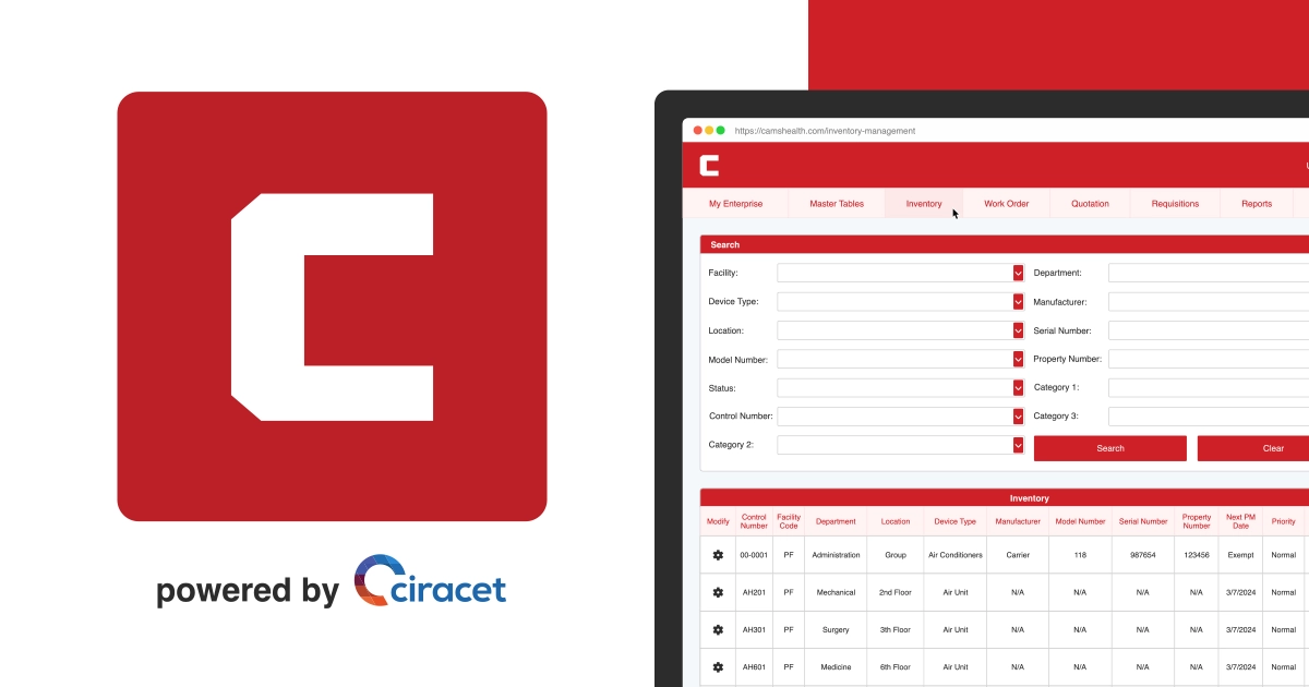Ciracet Asset Management System - Simplify Your Medical Equipment ...