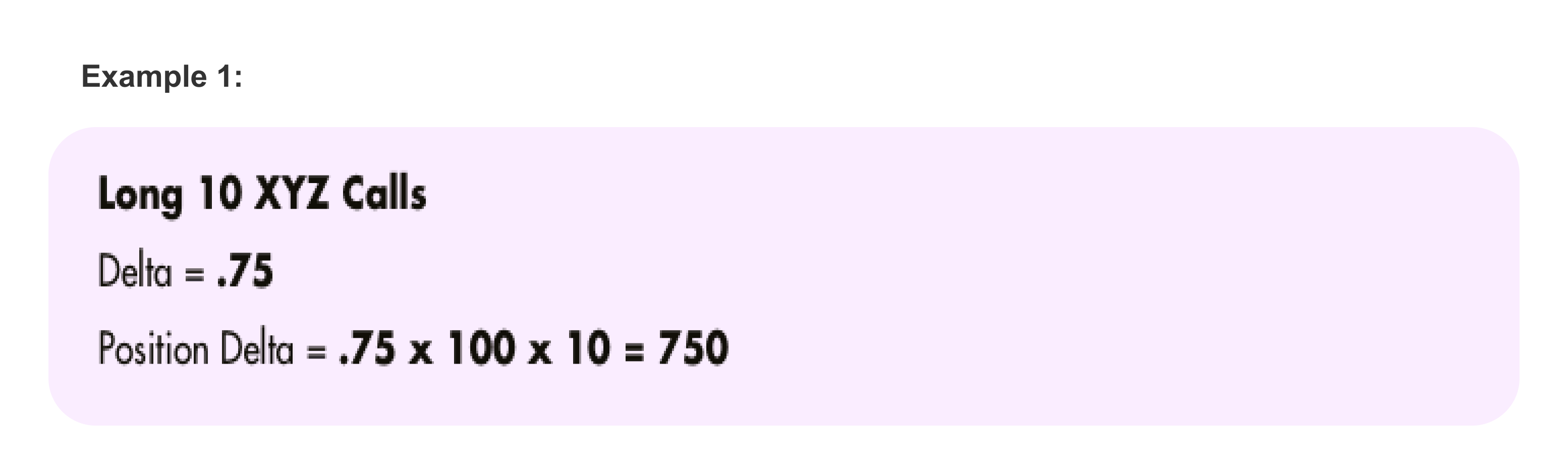 Position Delta | Calculating Position Delta - The Options Playbook