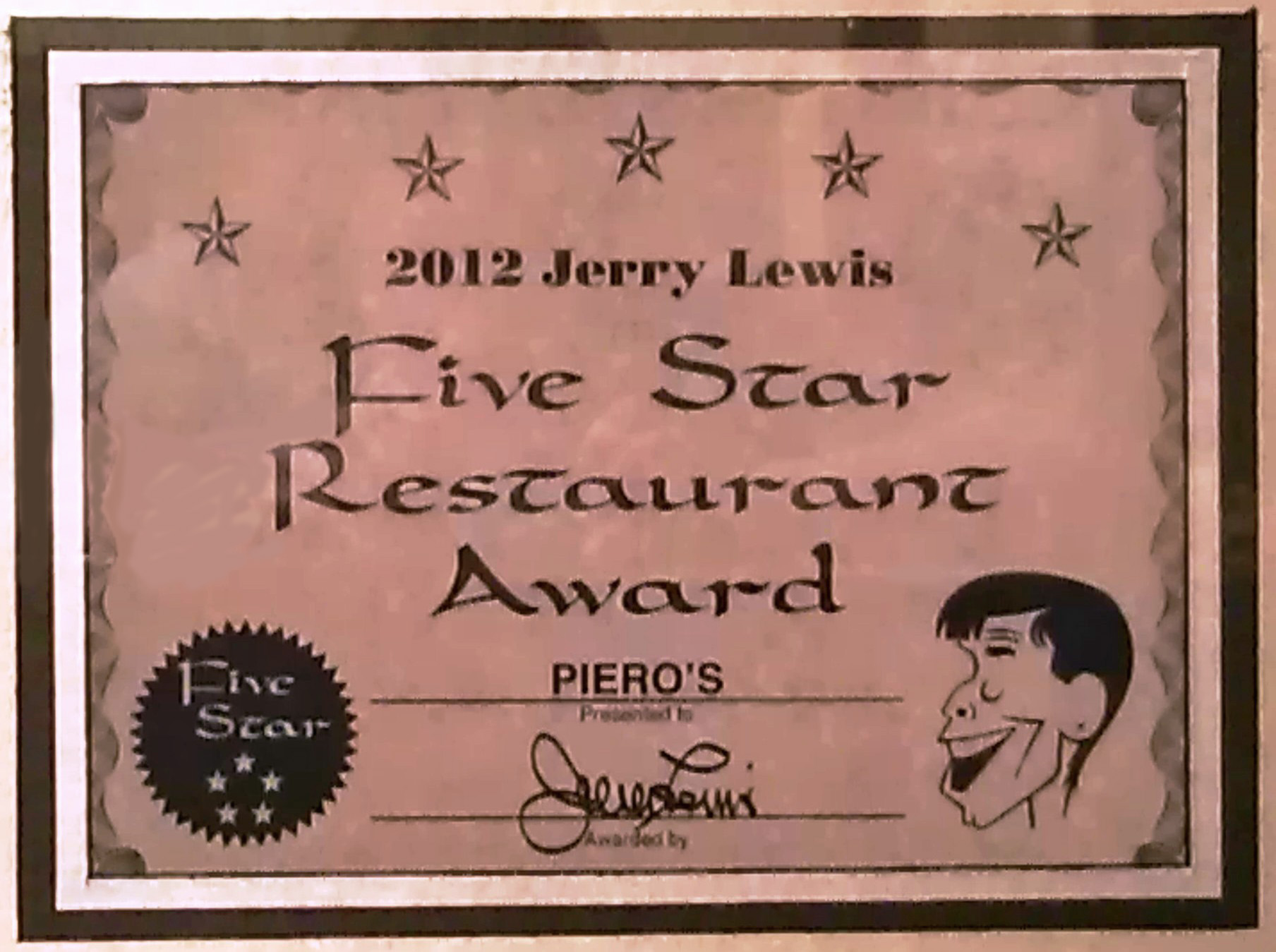 Jerry Lewis Award