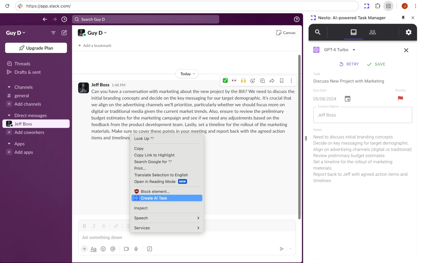 Nexto: AI Todo List | Extract Action Items From Anywhere