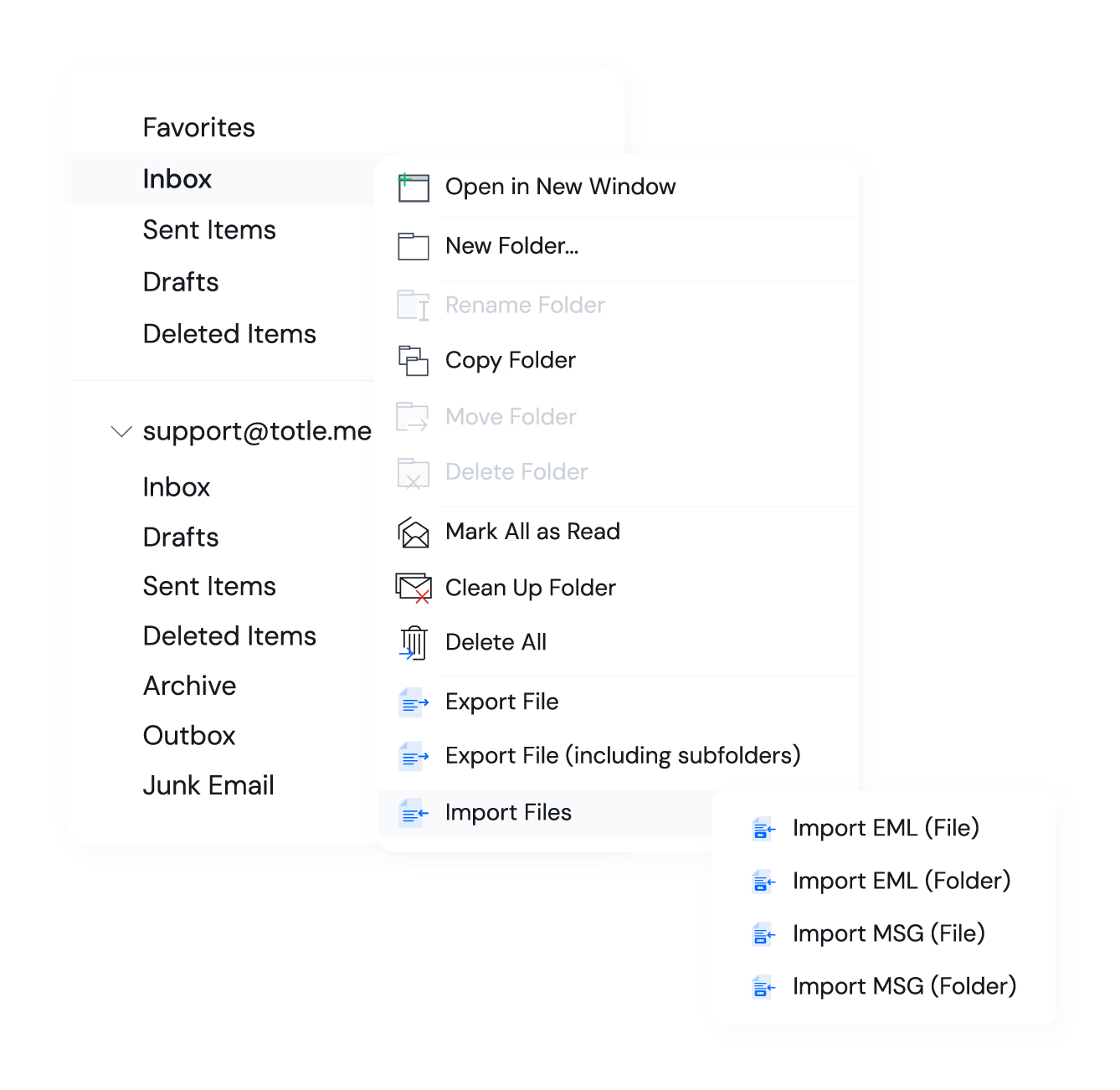 Back up your emails | totle