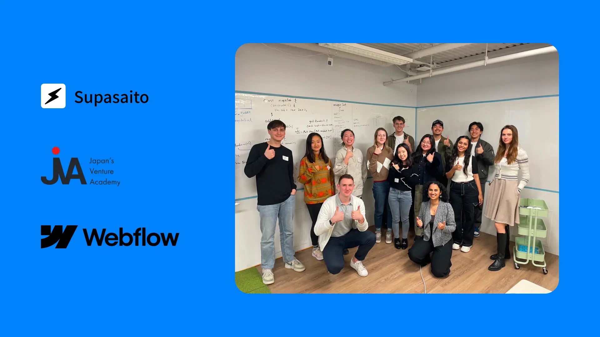 NoCode "Webflow" workshop for students with JVA | Supasaito