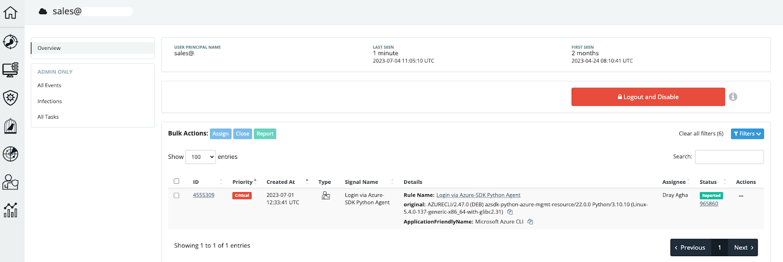 Threat Hunting for Business Email Compromise Through User Agents