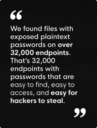 Exposed Passwords on Endpoints Are More Common Than You Think