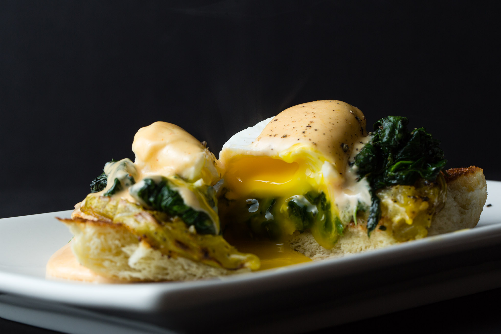 Vegetable Benedict with Sriracha Hollandaise Recipe from Sam The ...