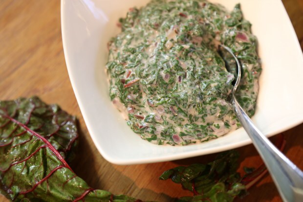 Creamed Swiss Chard Recipe from Sam The Cooking Guy