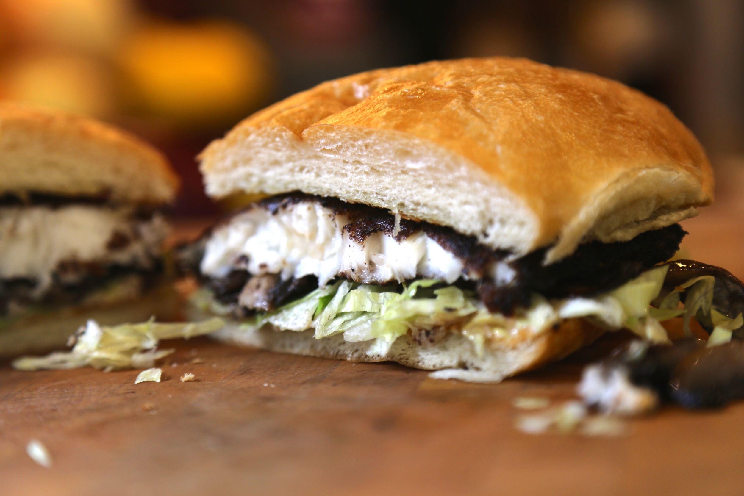 Blackened 5 Spice Tilapia Sando Recipe from Sam The Cooking Guy