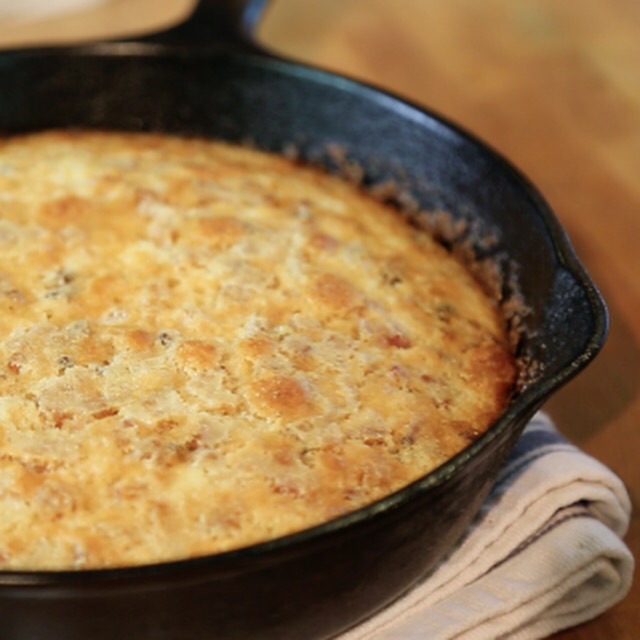 Maple Bacon Cornbread Recipe from Sam The Cooking Guy