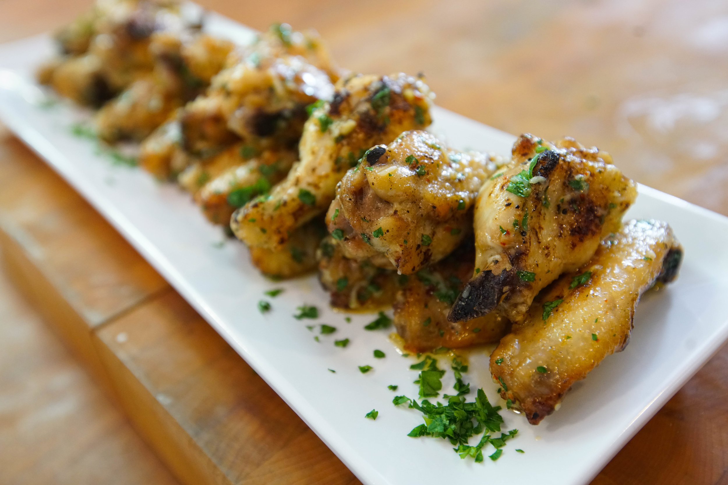 Garlic Butter Wings Recipe from Sam The Cooking Guy