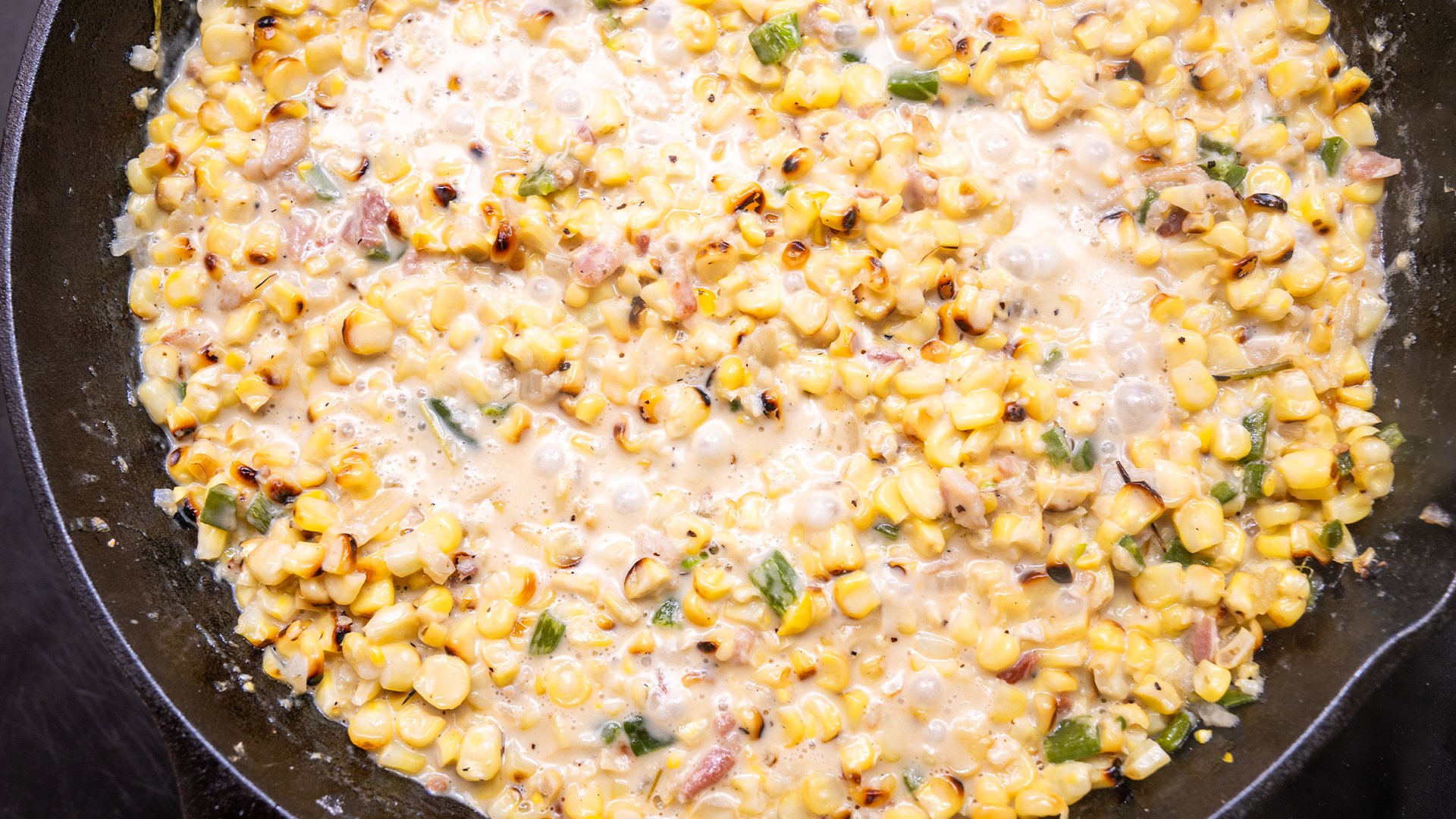 (A Really Damn Good) Charred Creamed Corn Recipe from Sam The Cooking Guy