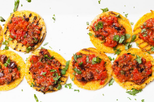 Grilled Polenta Recipe from Sam The Cooking Guy