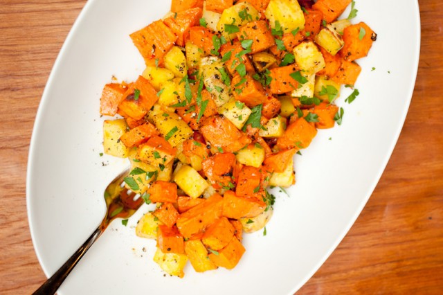 Roasted Sweet Potatoes & Yams with Oj Recipe from Sam The Cooking Guy
