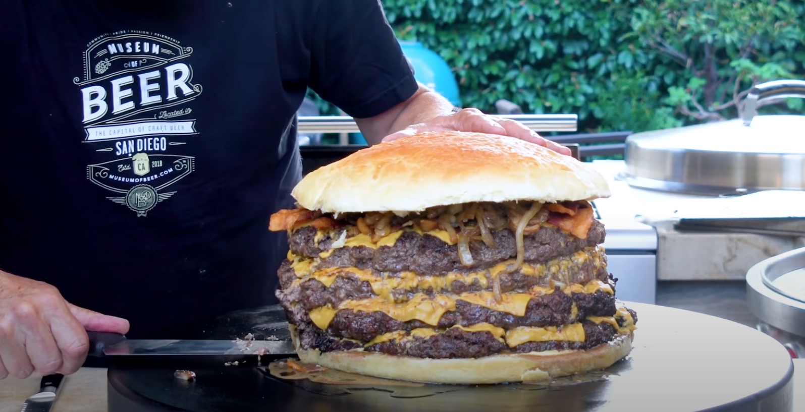 The 20 Pound Cheeseburger Recipe from Sam The Cooking Guy