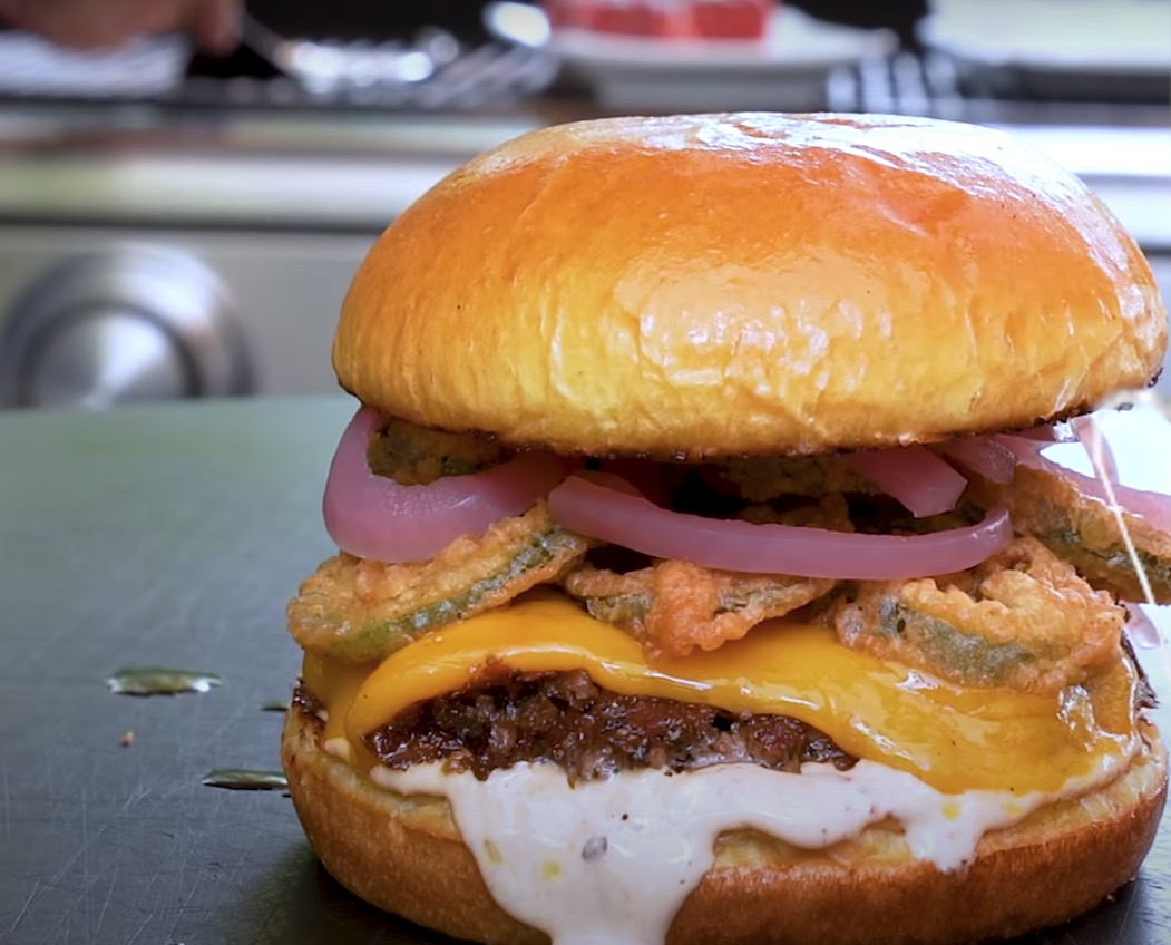Homemade Shake Shack Limited Edition Burger Recipe from Sam The Cooking Guy