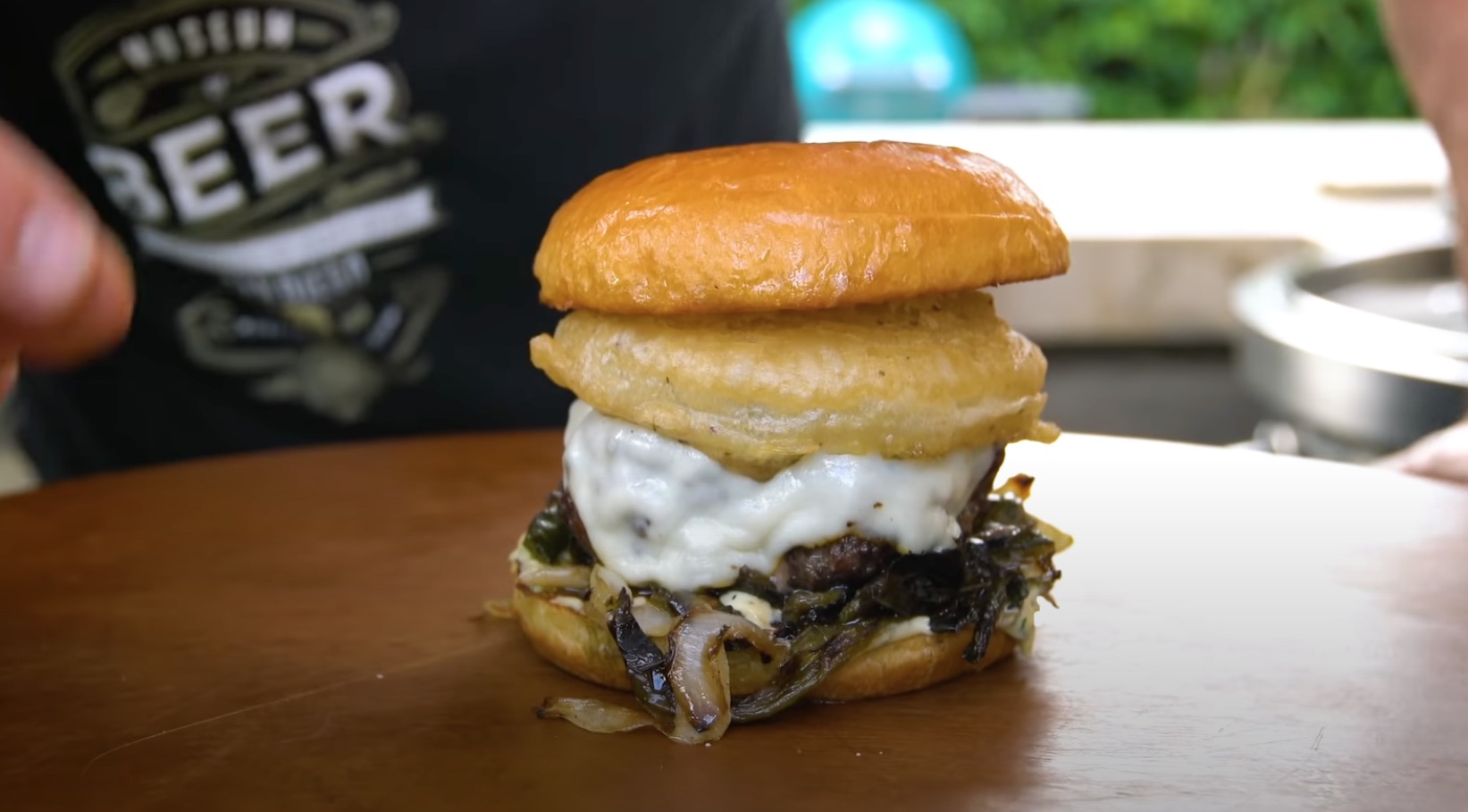 The 50/50 Burger Recipe from Sam The Cooking Guy