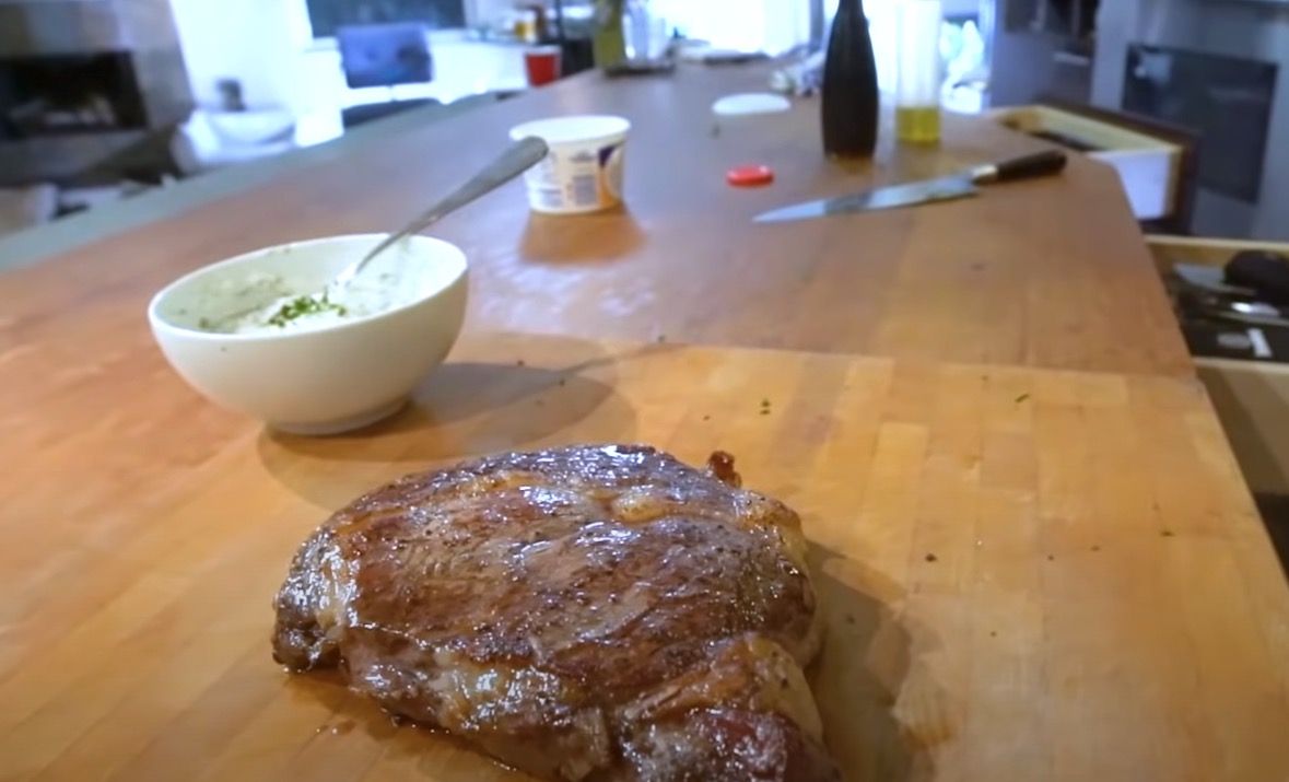 Reversed Seared Steak Recipe from Sam The Cooking Guy
