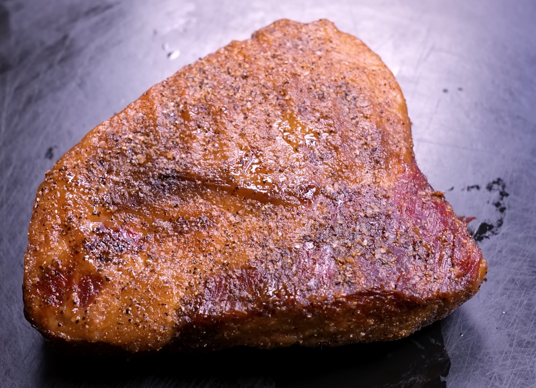 90 Day Dry Aged Smoked Brisket Recipe from Sam The Cooking Guy