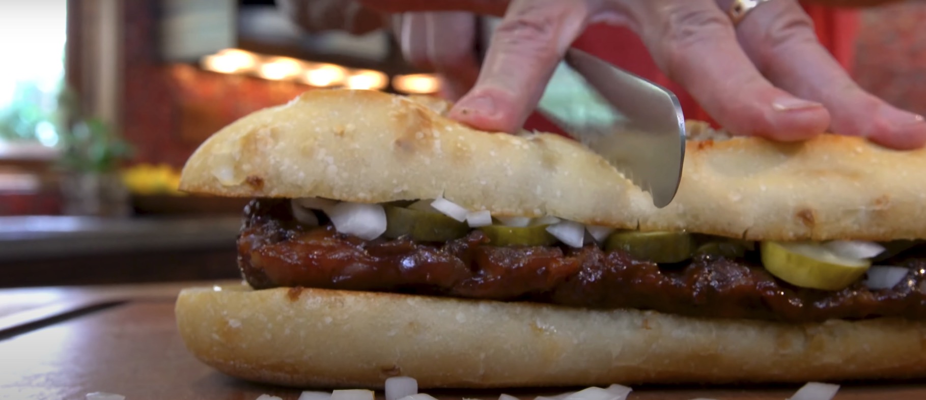 Homemade McRib Recipe from Sam The Cooking Guy