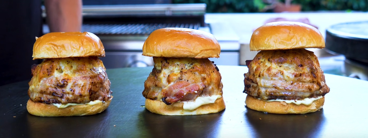 Beer Can Stuffed Burgers Recipe from Sam The Cooking Guy