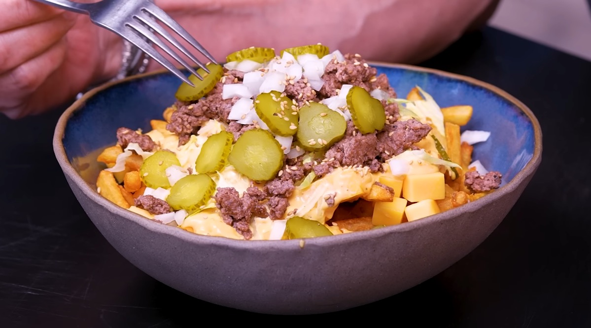 Big Mac Poutine Recipe from Sam The Cooking Guy