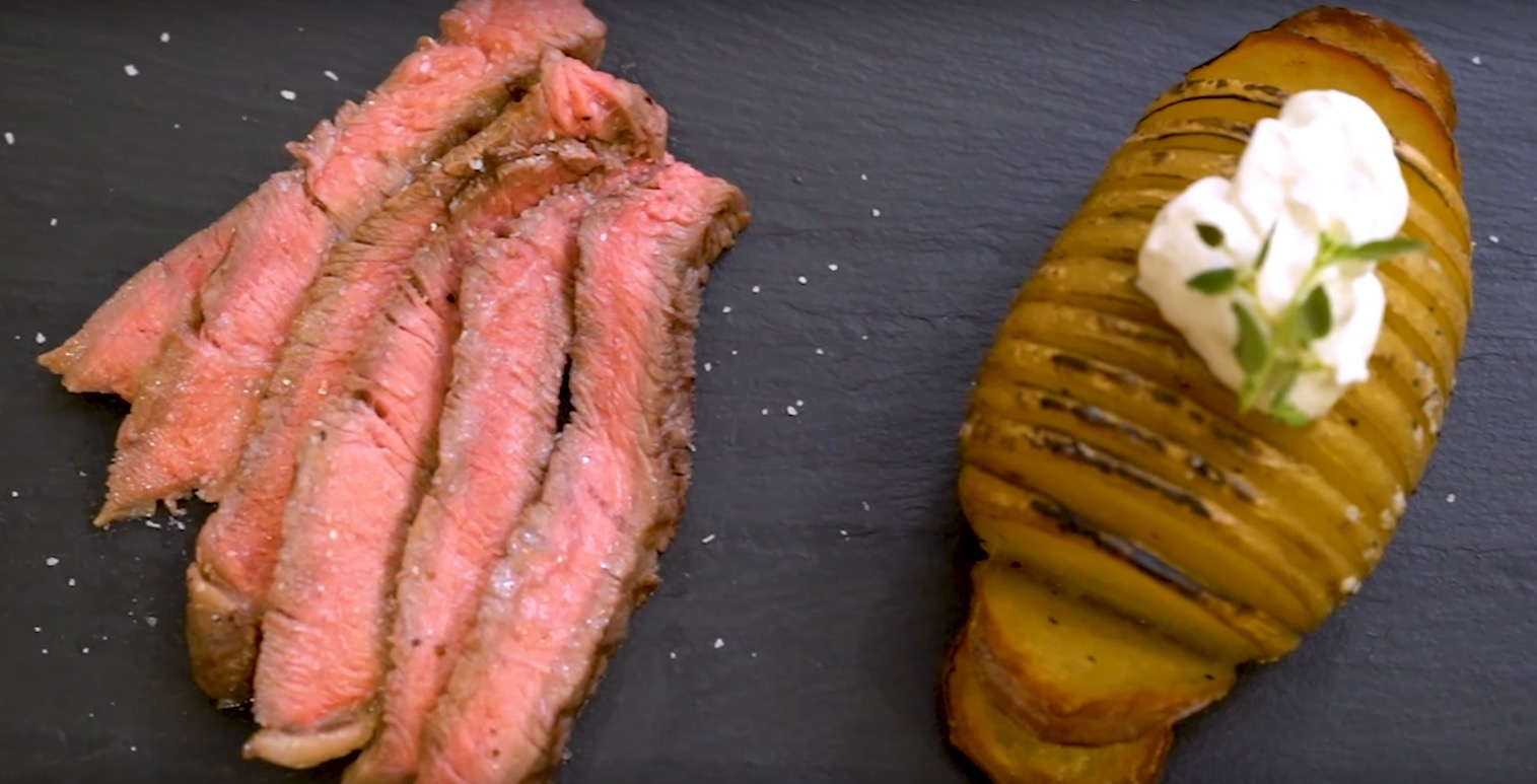 Butter Poached Steak Recipe from Sam The Cooking Guy