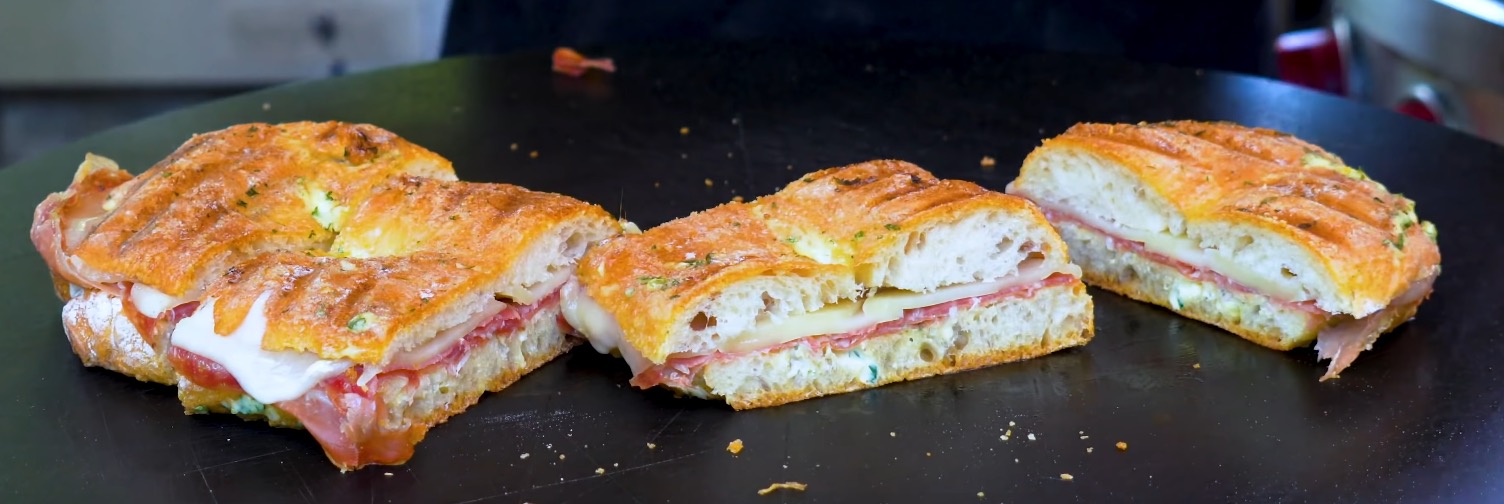 Cheesy Panini Recipe from Sam The Cooking Guy