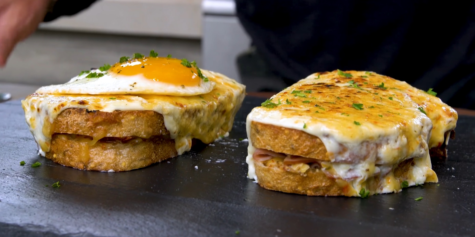 Croque Madame Sandwich Recipe from Sam The Cooking Guy