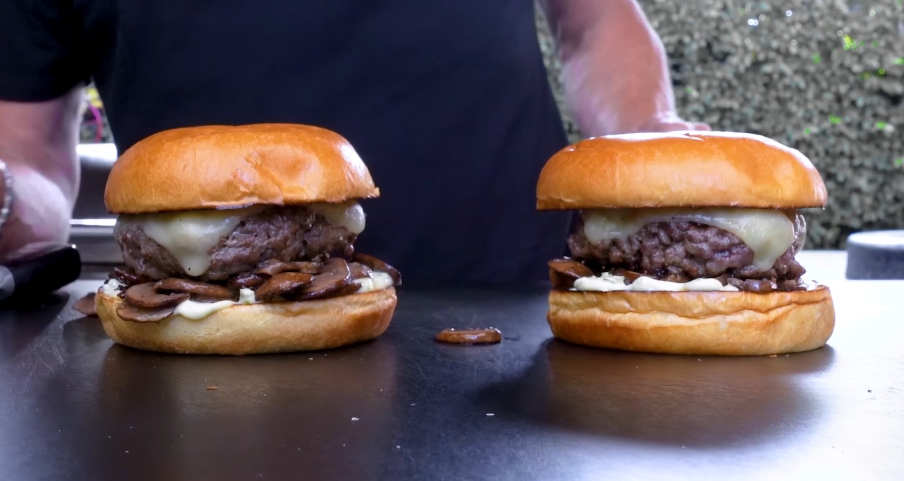 Dry Aged Wagyu Burger Recipe from Sam The Cooking Guy
