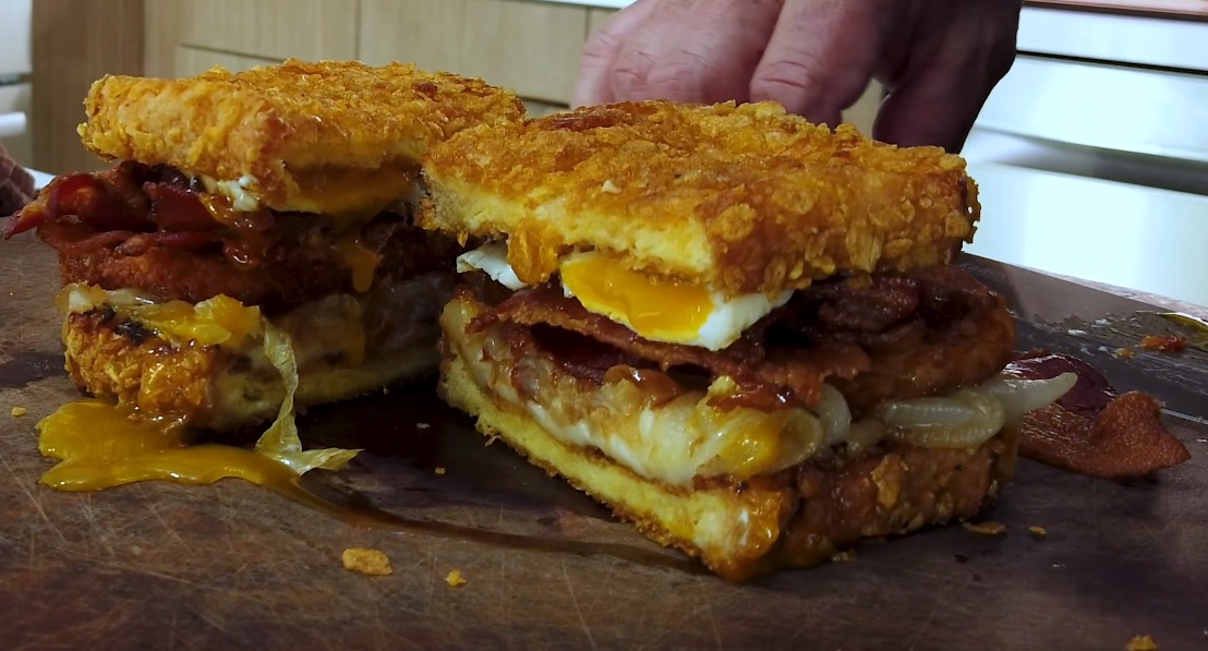 French Toast Breakfast Sandwich Recipe from Sam The Cooking Guy