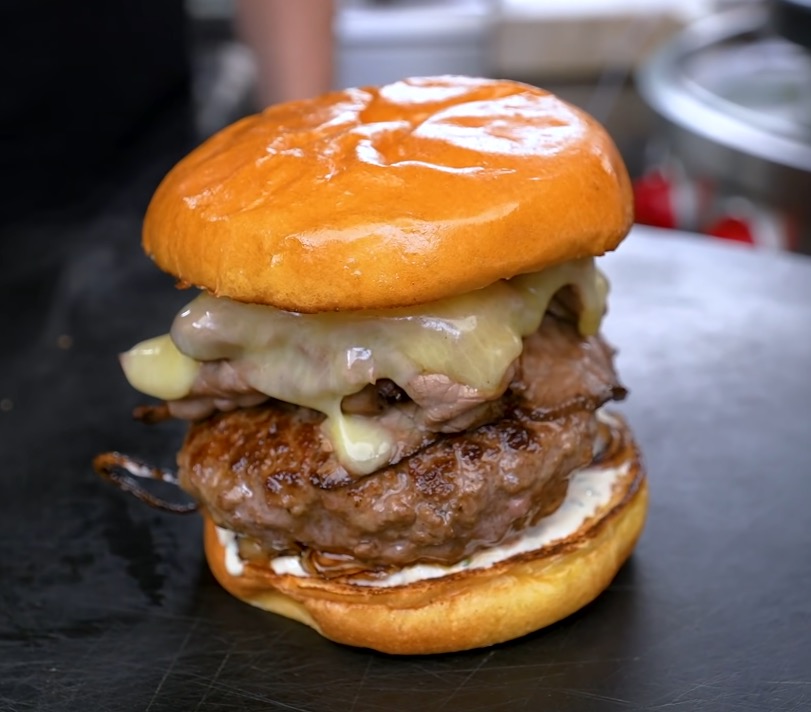 French Dip Burger Recipe from Sam The Cooking Guy