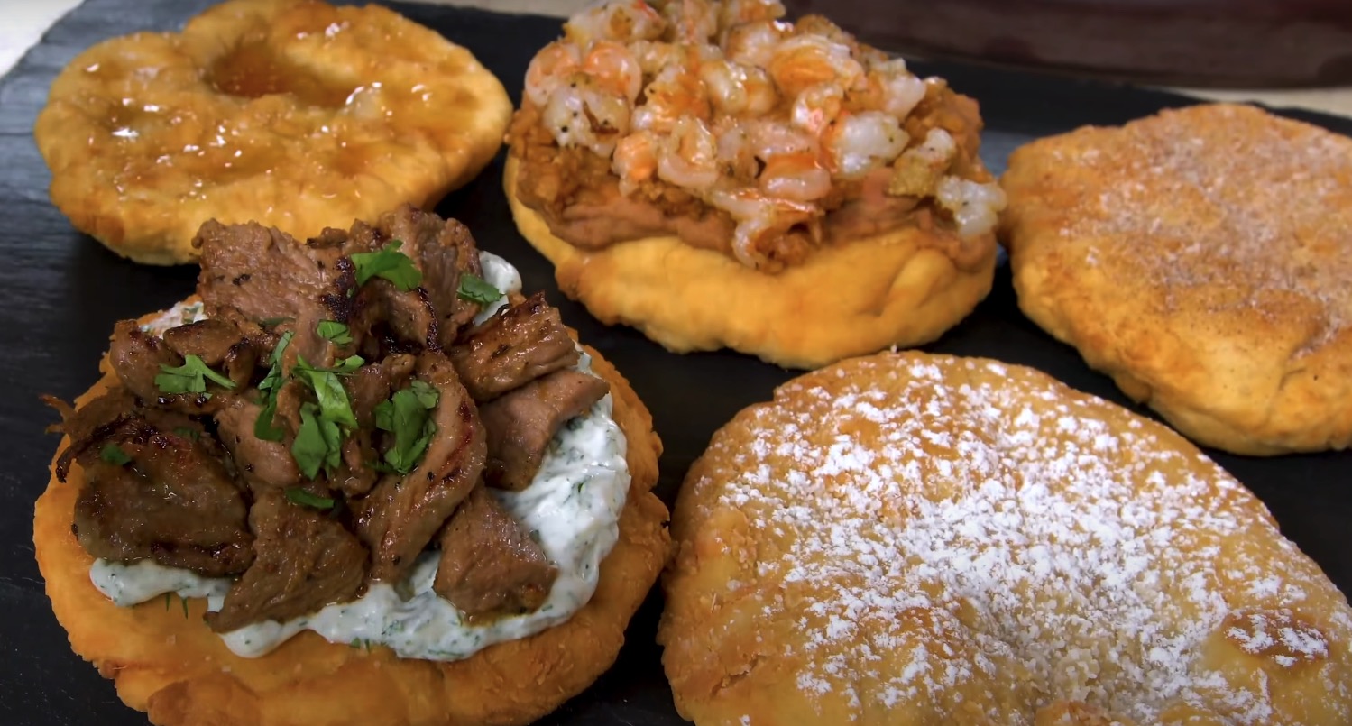 Fried Fair Food - Fry Bread 5 Ways Recipe from Sam The Cooking Guy