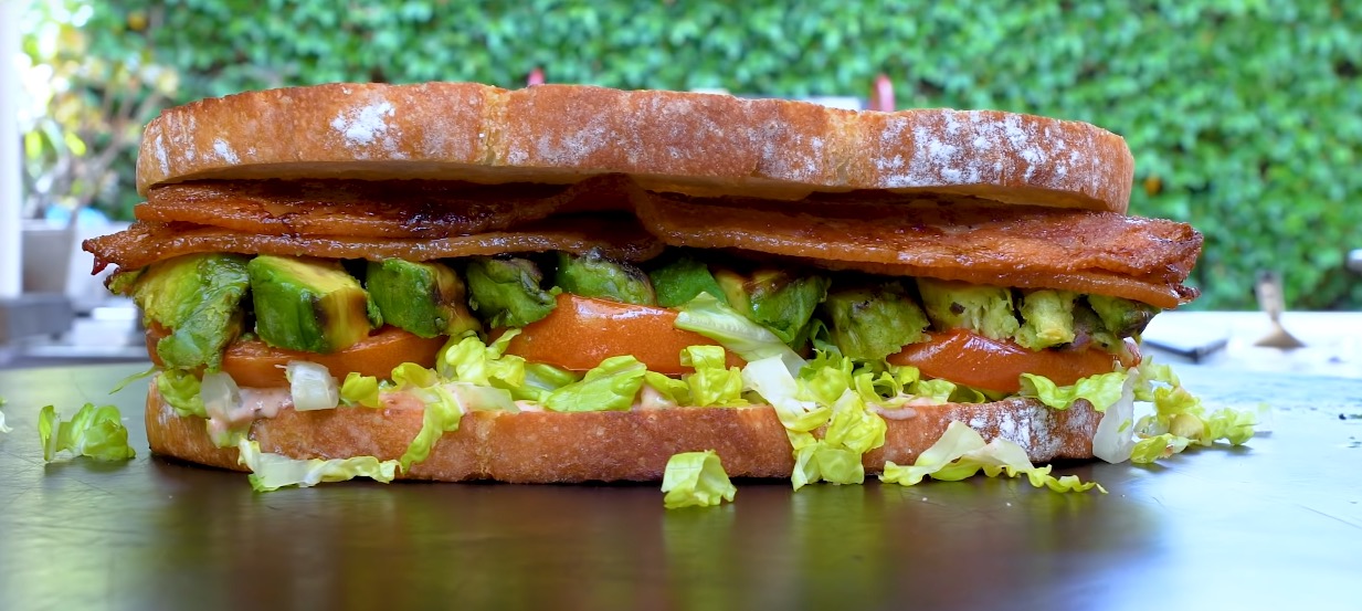Grilled BLT Sandwich Recipe from Sam The Cooking Guy