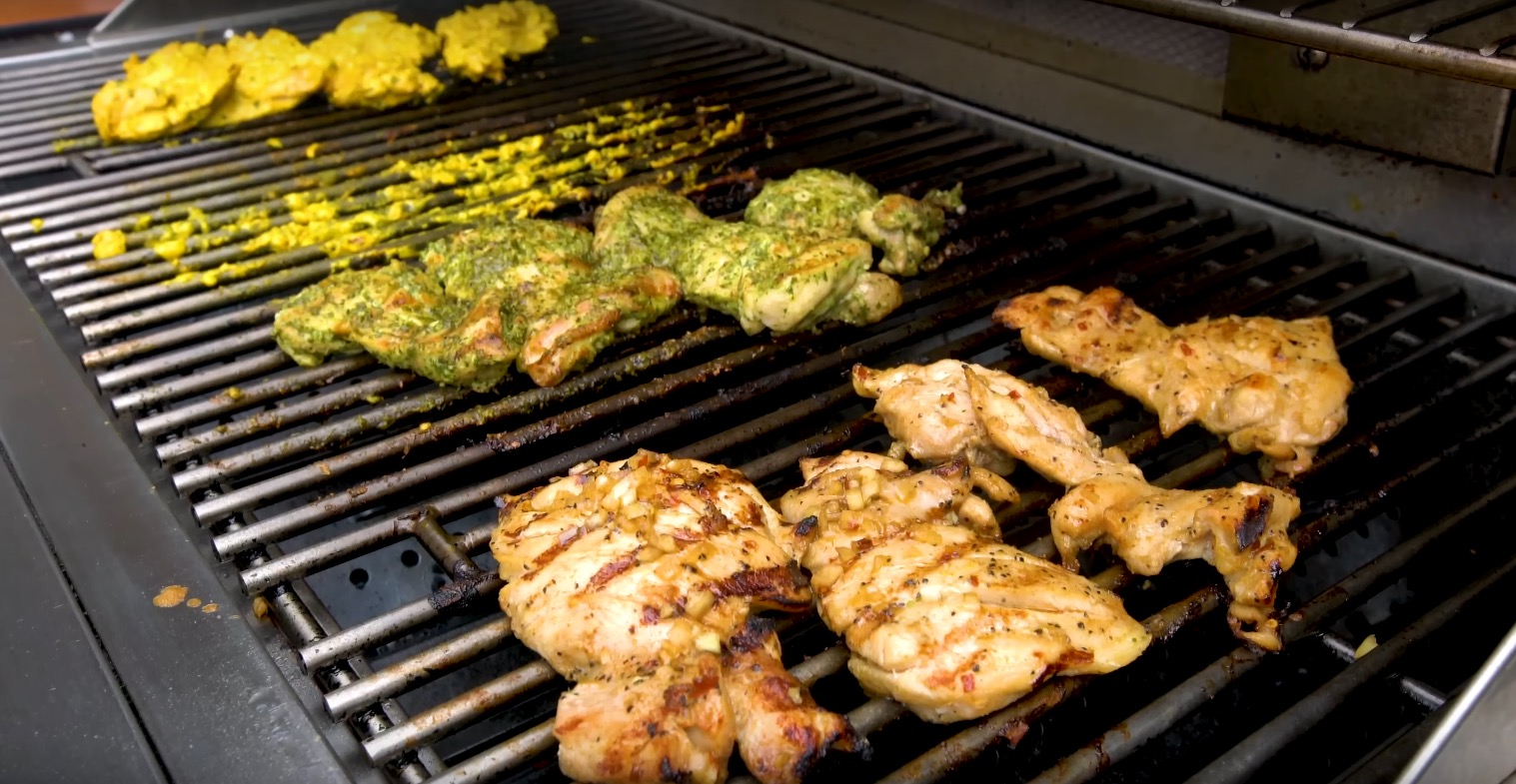 Grilled Chicken 3 Ways Recipe from Sam The Cooking Guy