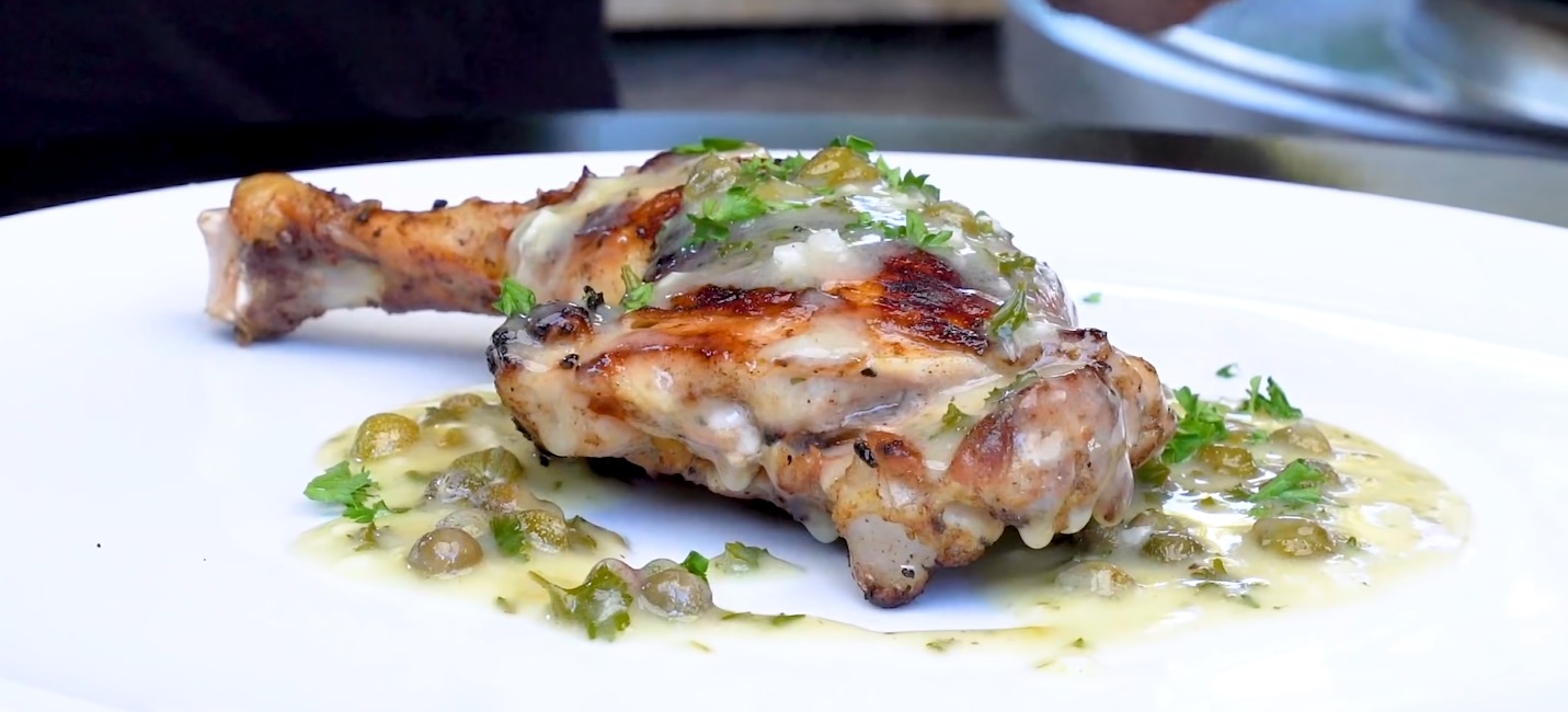 Grilled Chicken Piccata Recipe from Sam The Cooking Guy
